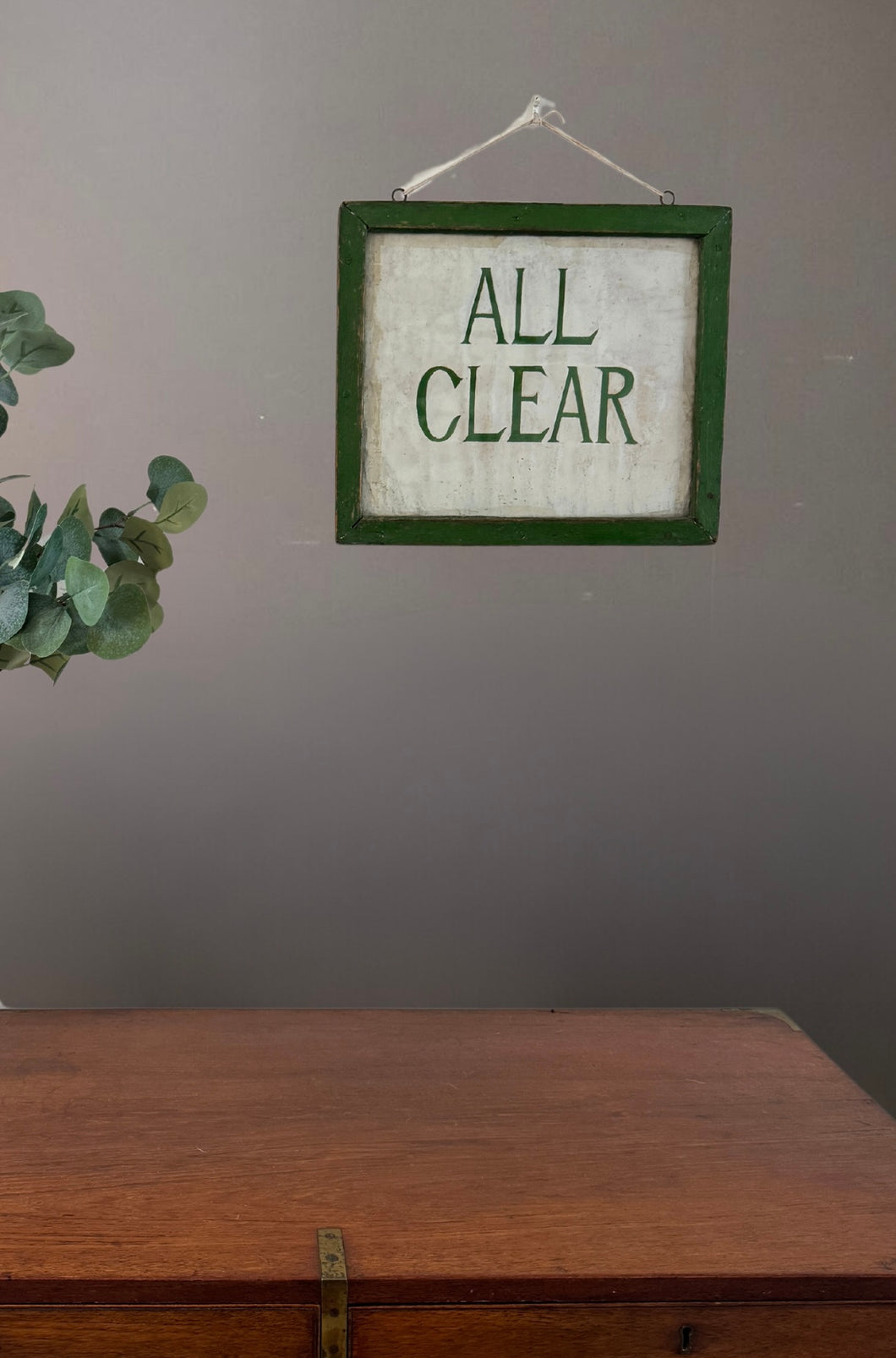 WW2 Air Raid Warning Sign – 1923 Antiques